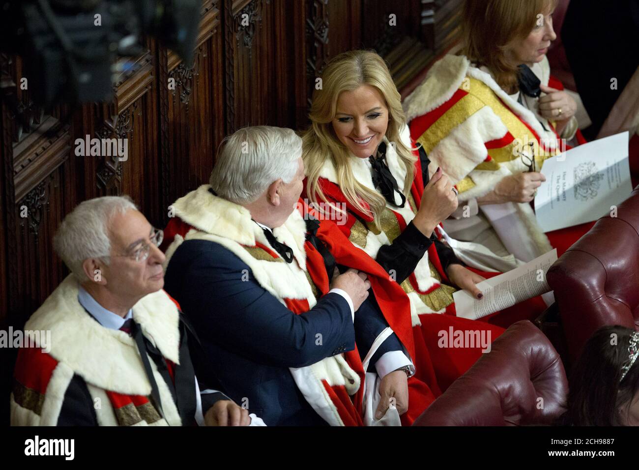 Baroness Michelle Mone ahead of the Queen's Speech during the State ...