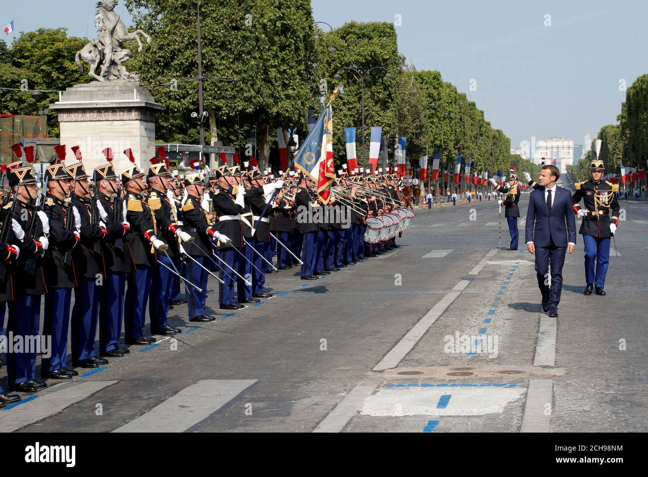 2018 french military parade hi-res stock photography and images - Alamy