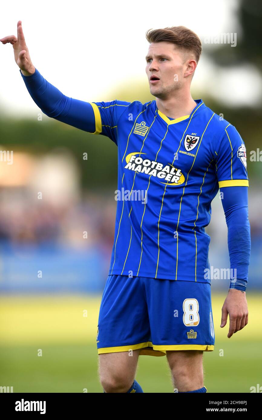 AFC Wimbledon's Jake Reeves Stock Photo - Alamy