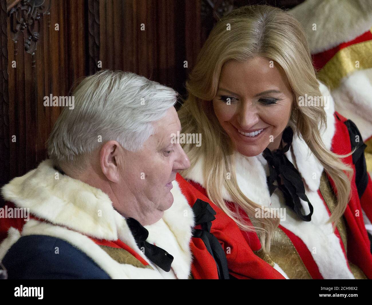 Baroness Michelle Mone ahead of the Queen's Speech during the State ...