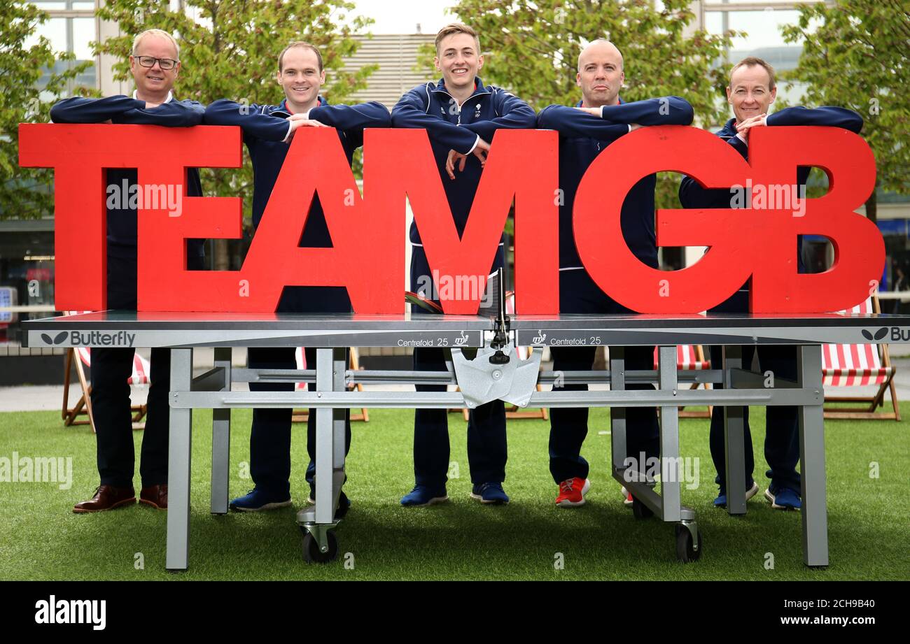 Team GB Rio Chef de Mission Mark England Table tennis Athletes Paul ...