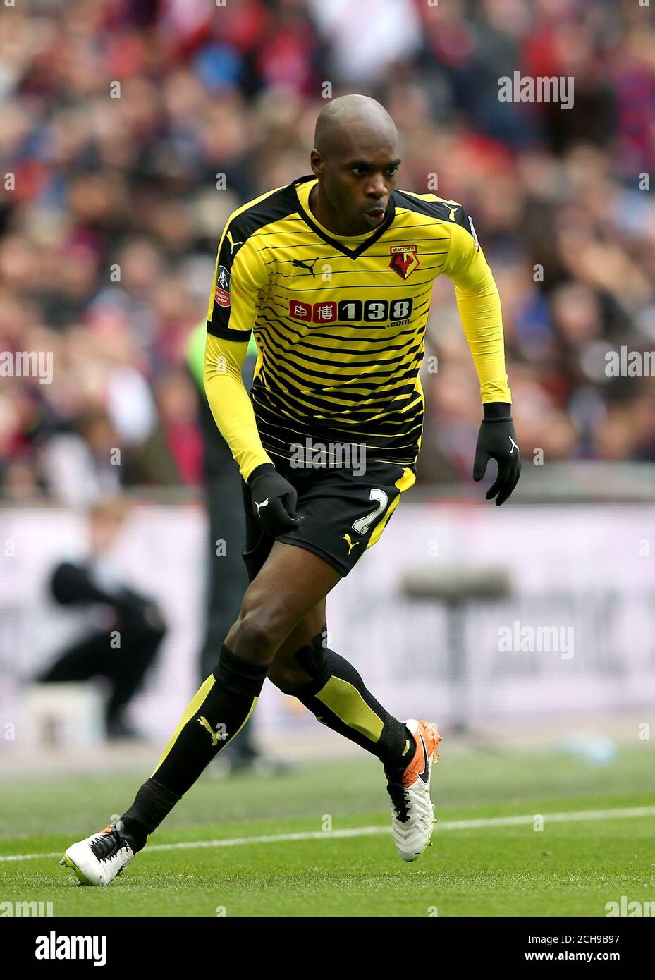 Watford's Allan-Romeo Nyom Stock Photo - Alamy