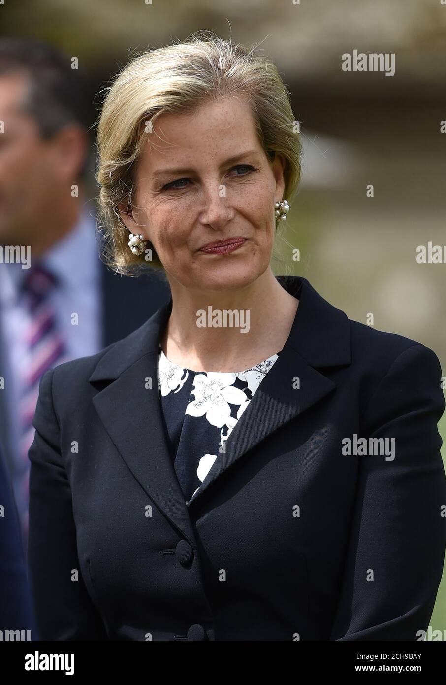 The Countess of Wessex during a visit to Cogges Manor Farm in ...