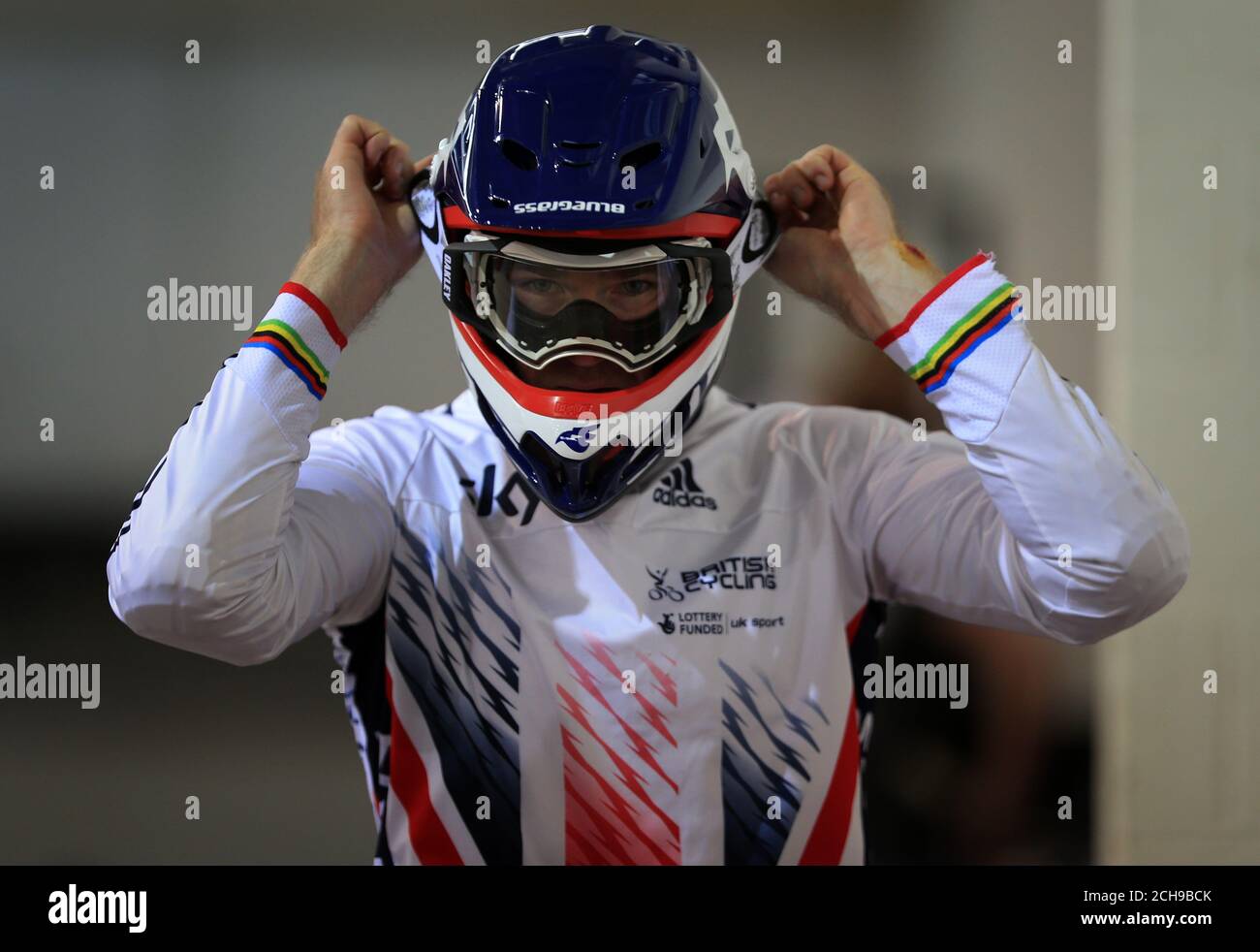 Great Britain BMX rider Liam Phillips during the photocall at the ...