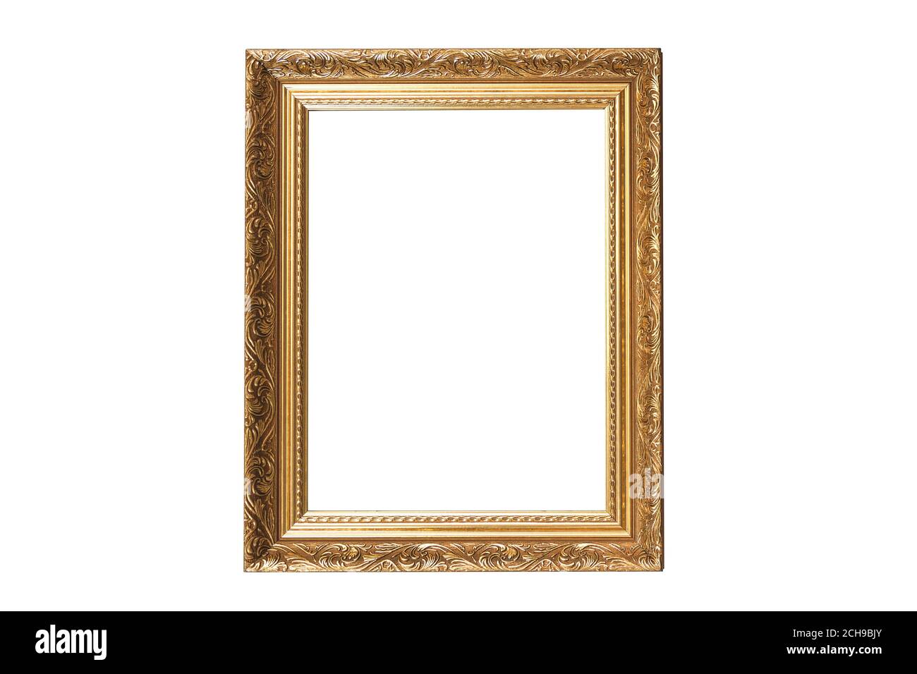 Golden frame mirror Cut Out Stock Images & Pictures - Alamy