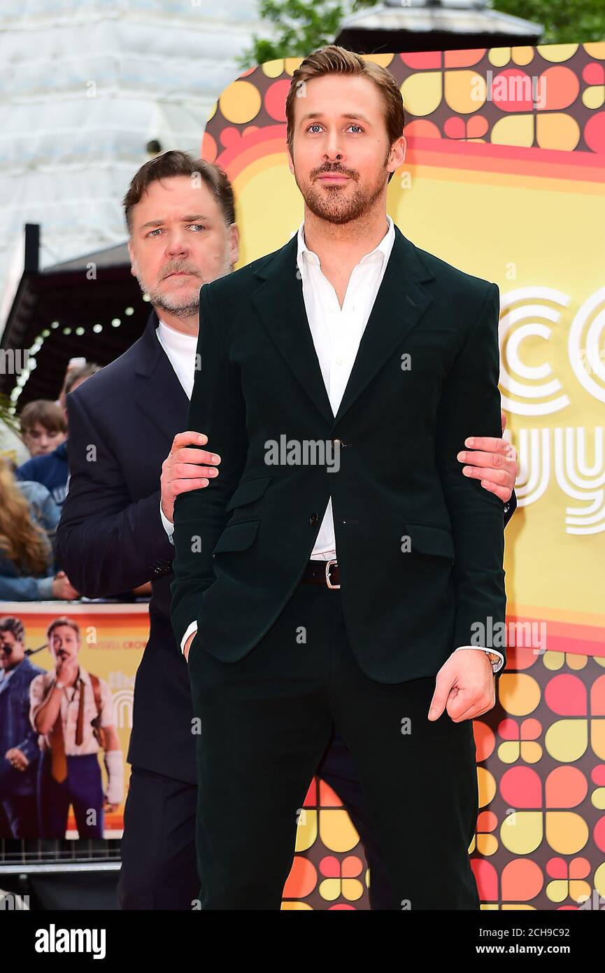 Ryan gosling russell crowe nice hi-res stock photography and images - Alamy