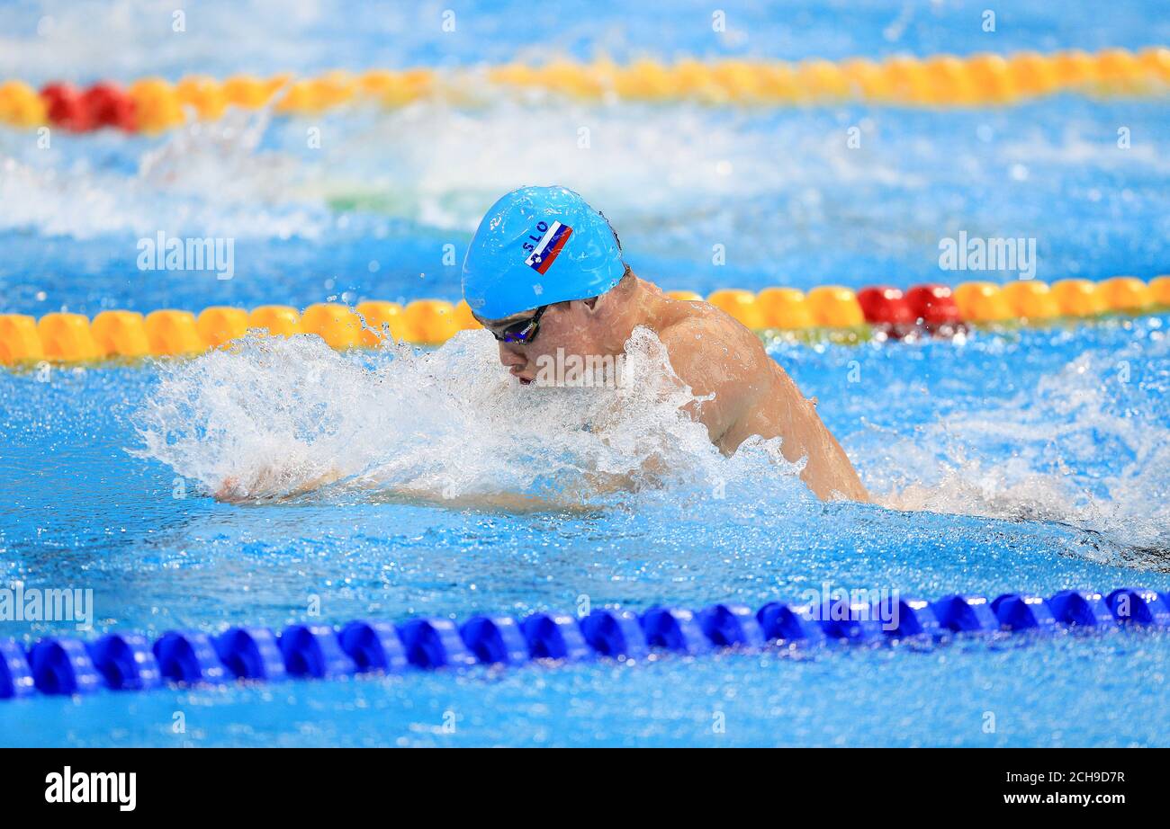 Mens 50m breaststroke preliminary hi-res stock photography and images ...