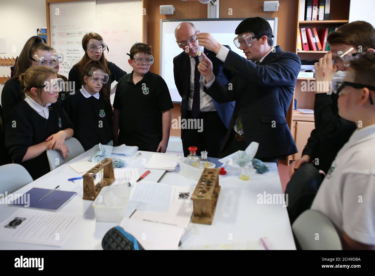 New education secretary john swinney during hi-res stock photography ...