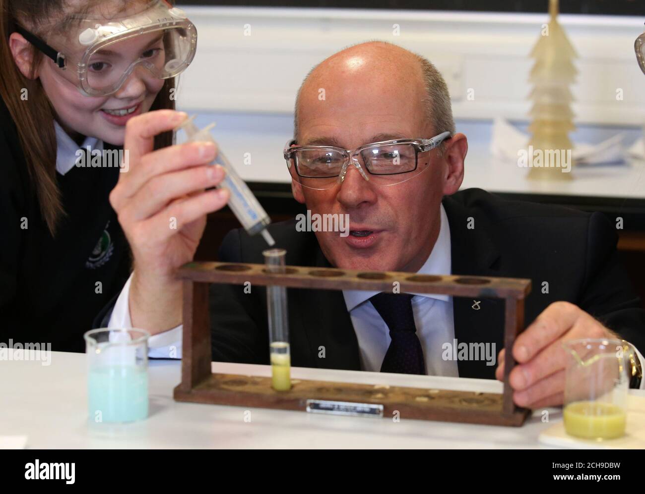 Deputy First Minister and new Education Secretary John Swinney during a ...