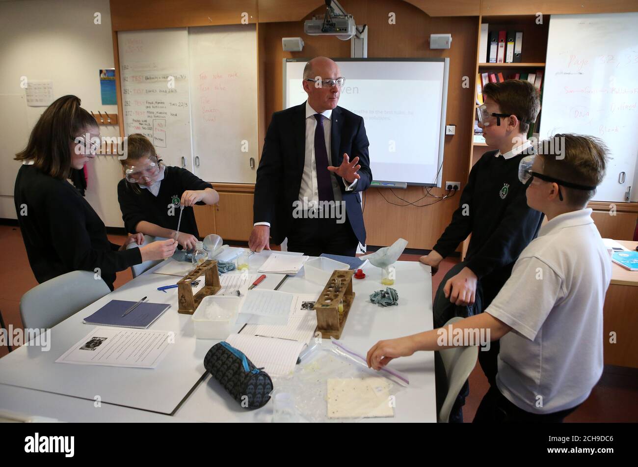 Deputy First Minister and new Education Secretary John Swinney during a ...