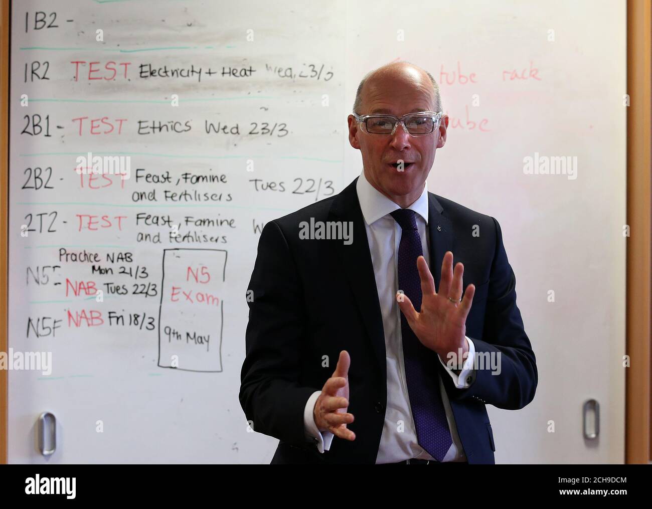 Deputy First Minister and new Education Secretary John Swinney during a ...