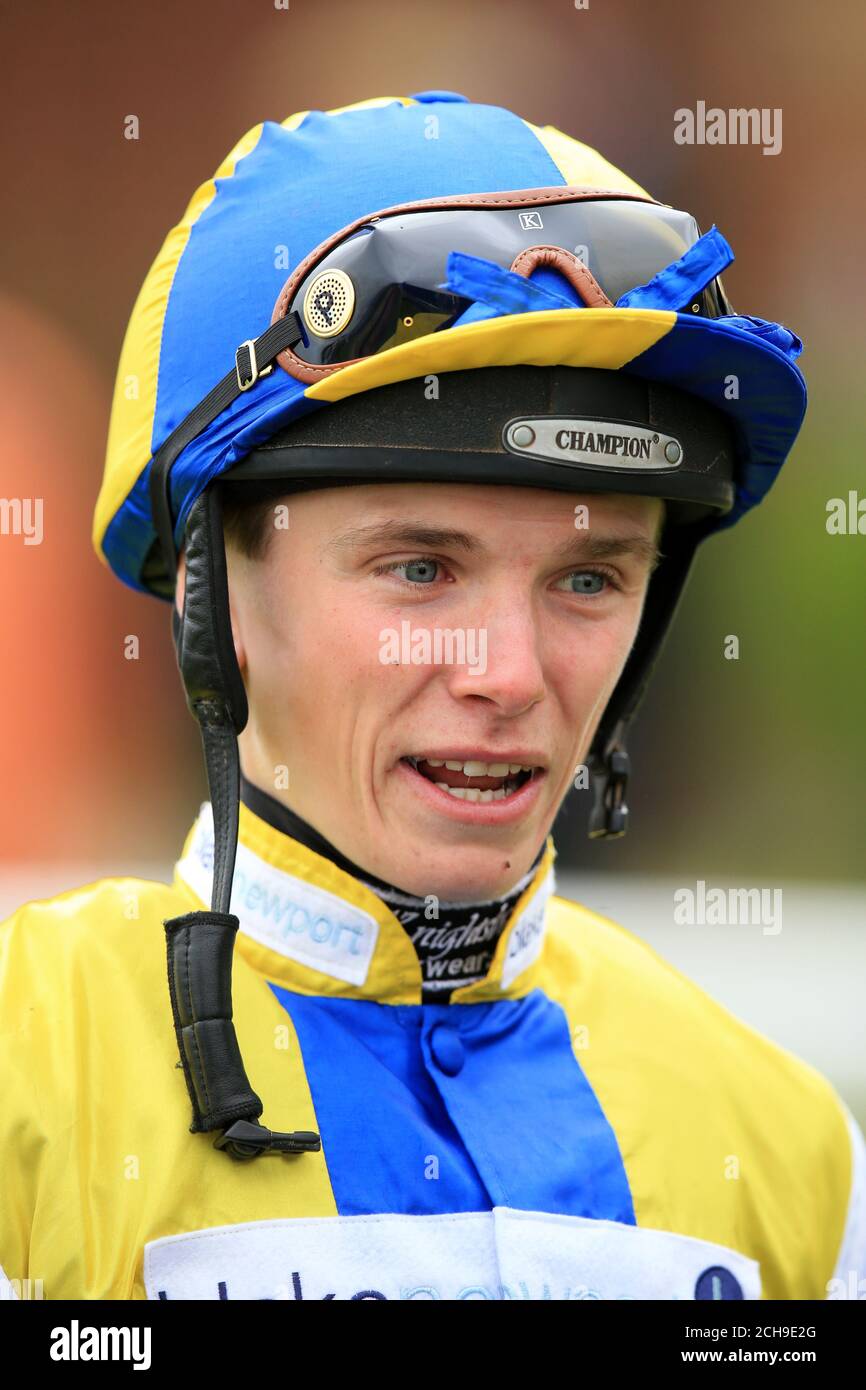 Phil Dennis, jockey Stock Photo - Alamy