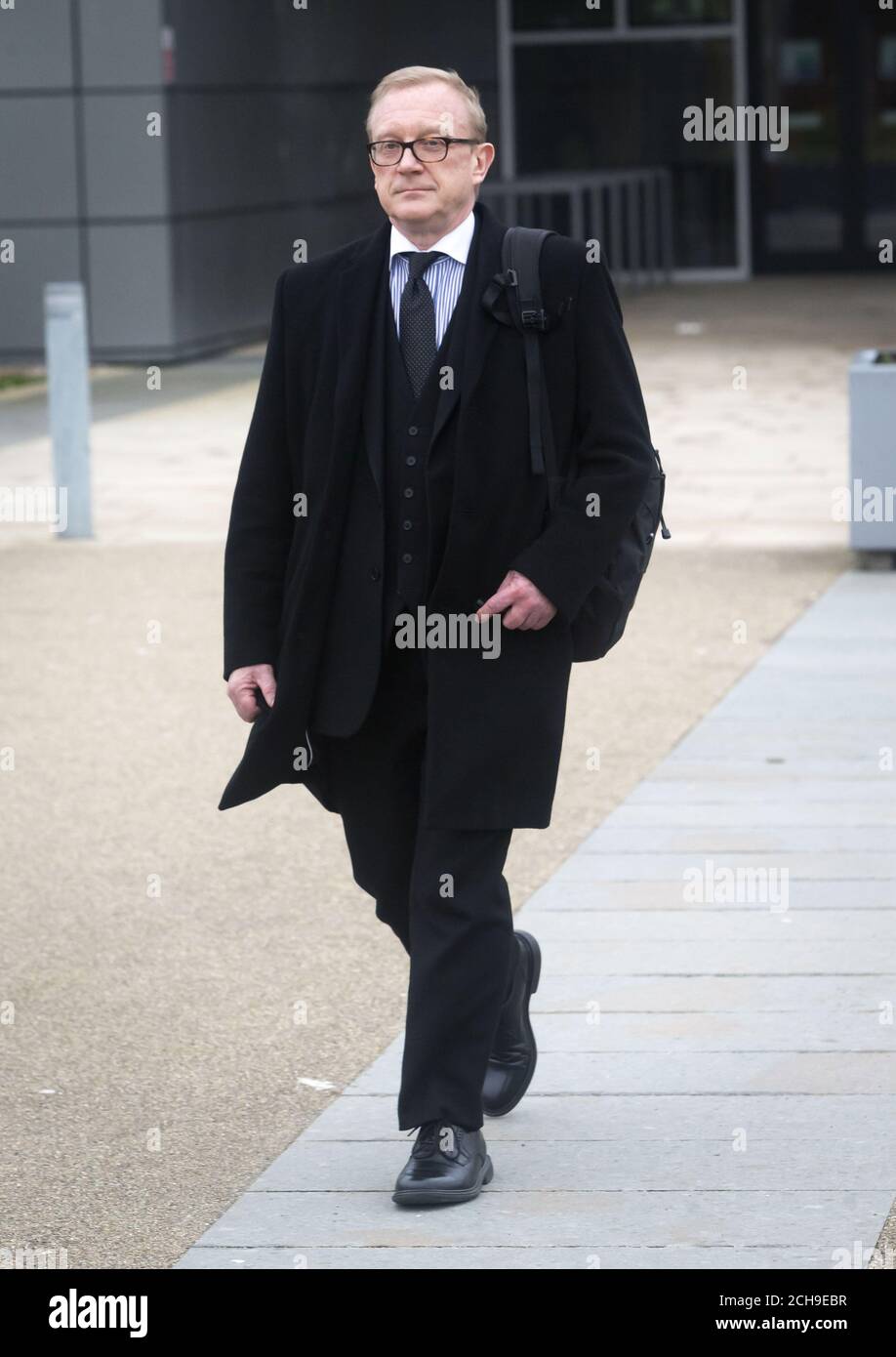 Advocate depute alex prentice at the high court hi-res stock ...