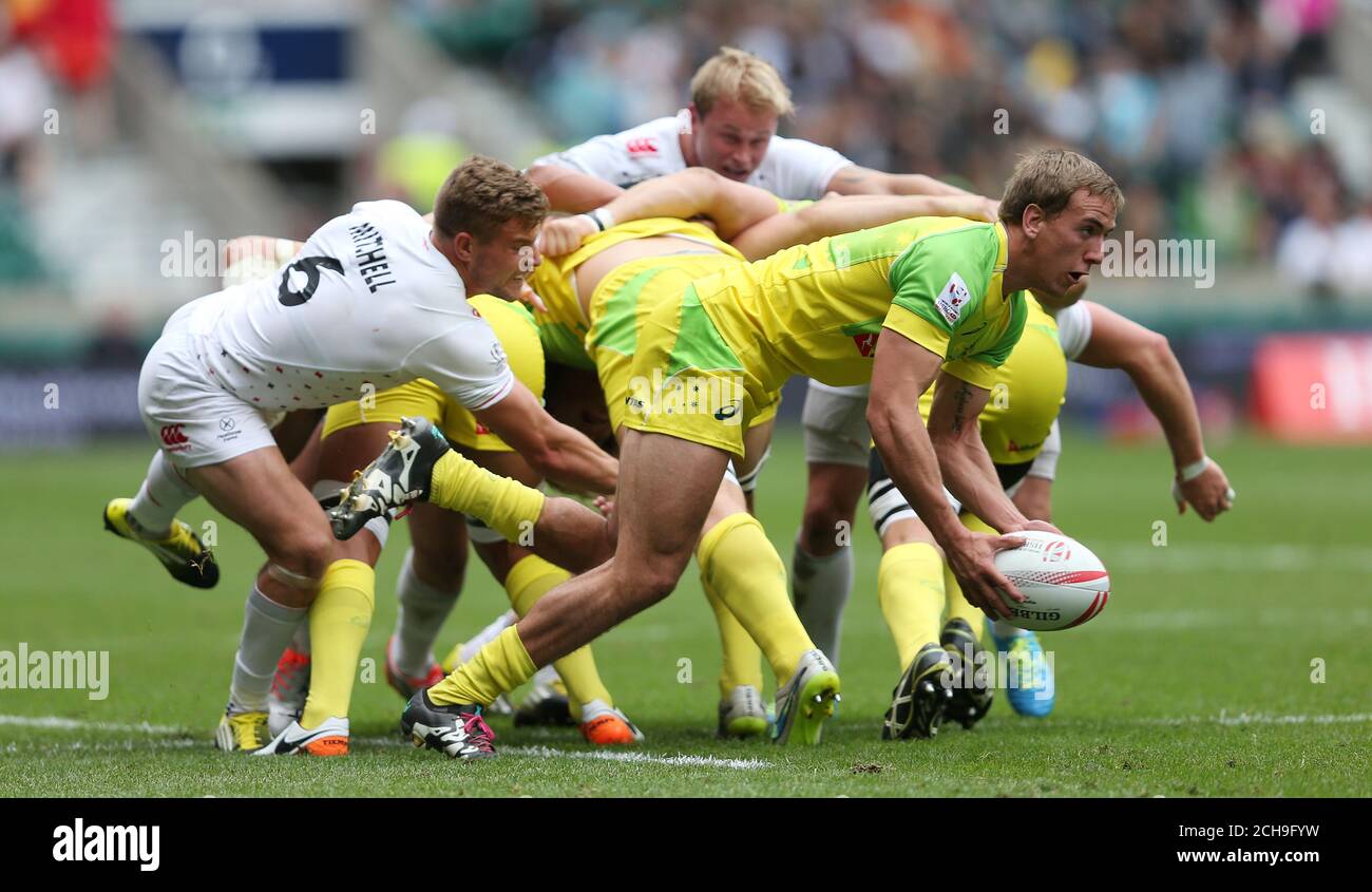 Australia's John Porch during the HSBC Sevens World Series at ...