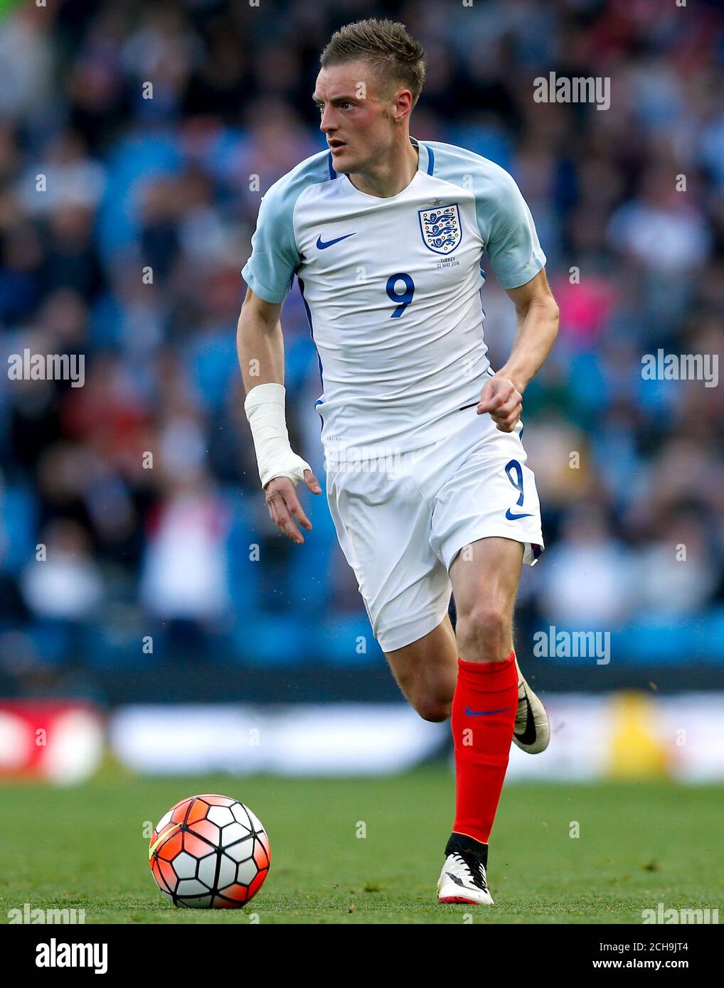 England's Jamie Vardy during the international friendly match at the ...