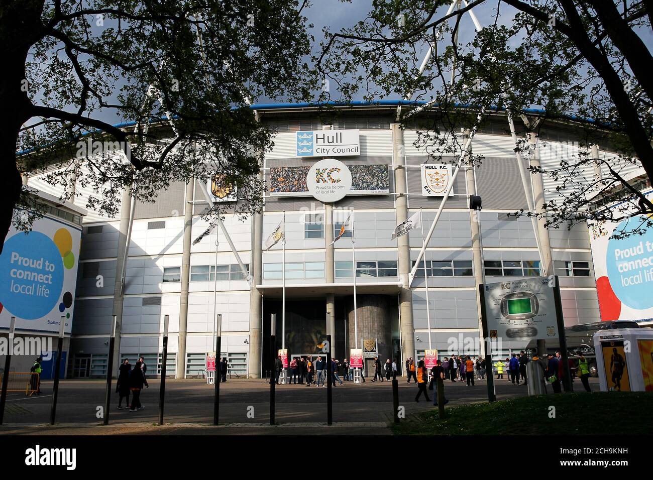A general view of the KC Stadium, home of Hull City Stock Photo - Alamy