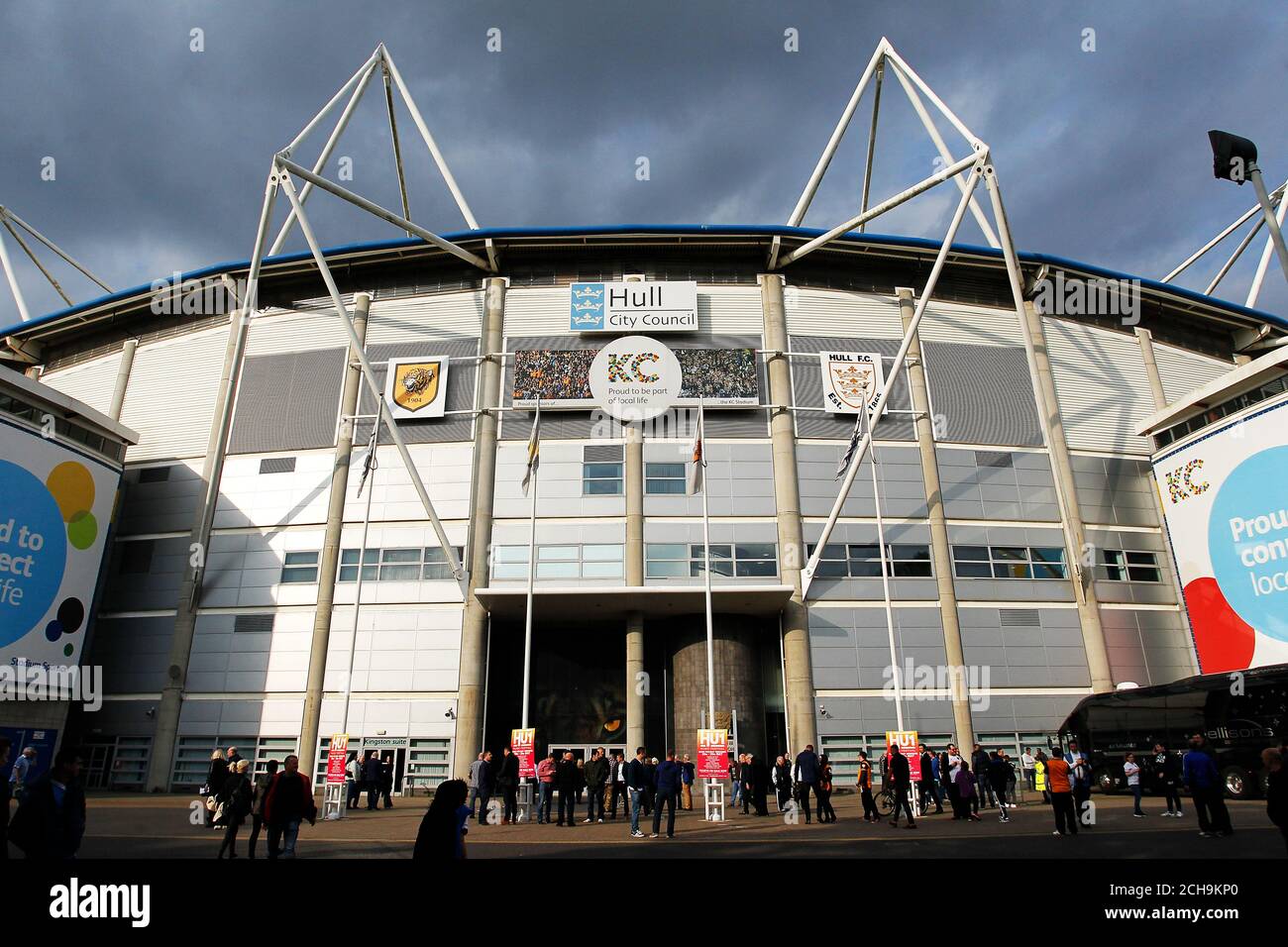 A general view of the KC Stadium, home of Hull City Stock Photo - Alamy