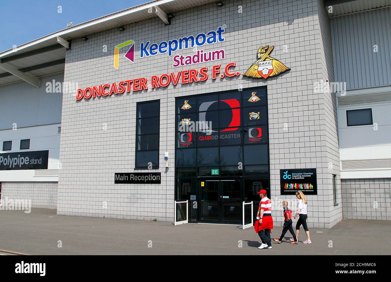 Soccer general view of keepmoat stadium hi-res stock photography and ...