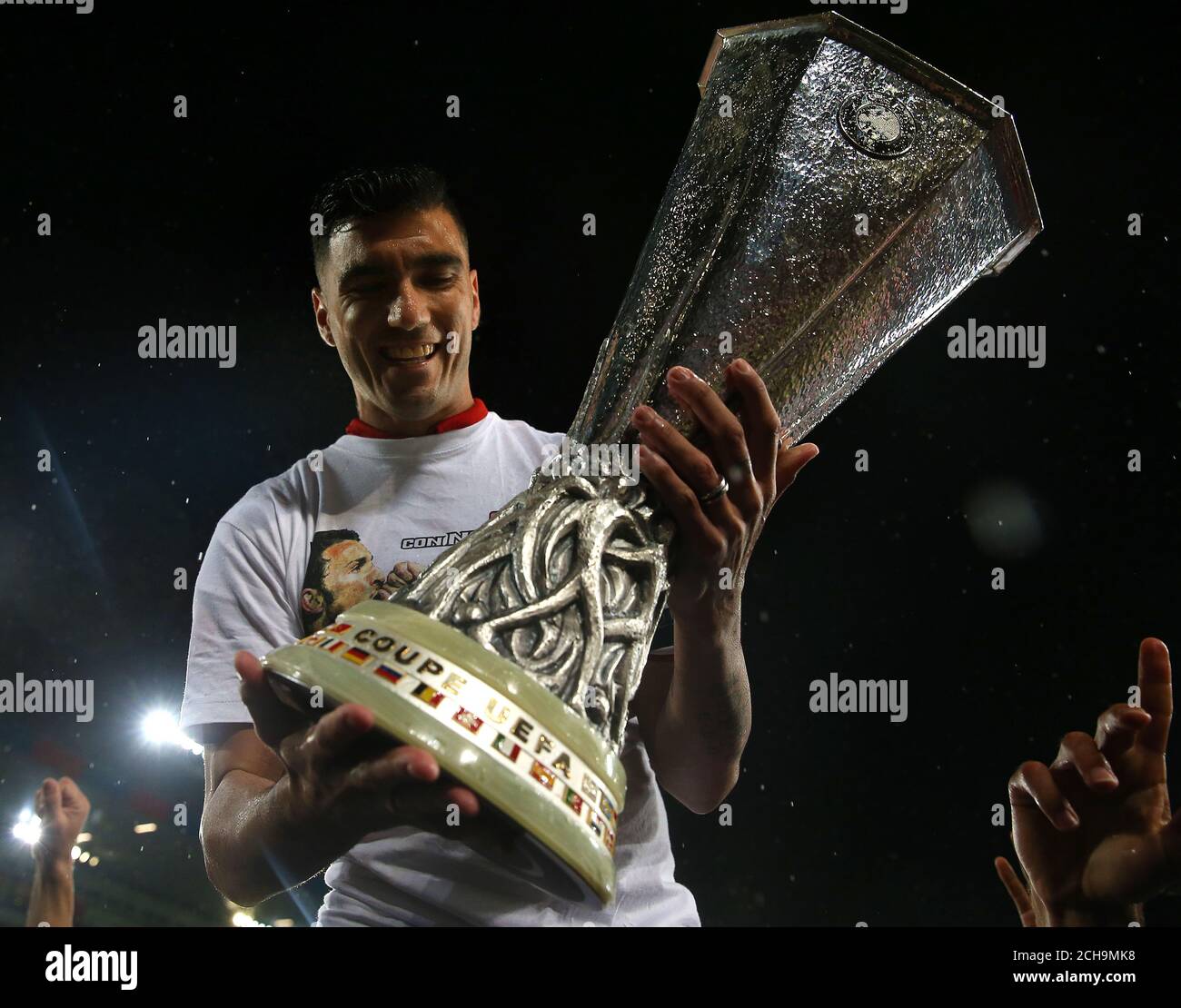 Sevilla's Jose Antonio Reyes during the match at St. Jakob-Park, Basel ...