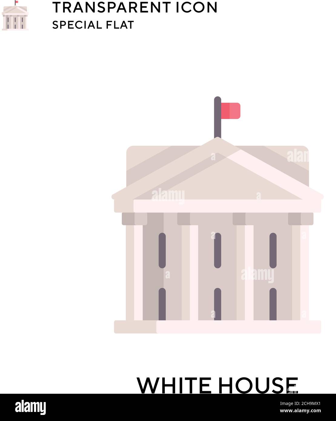 Architecture white house washington dc historical Stock Vector Images ...