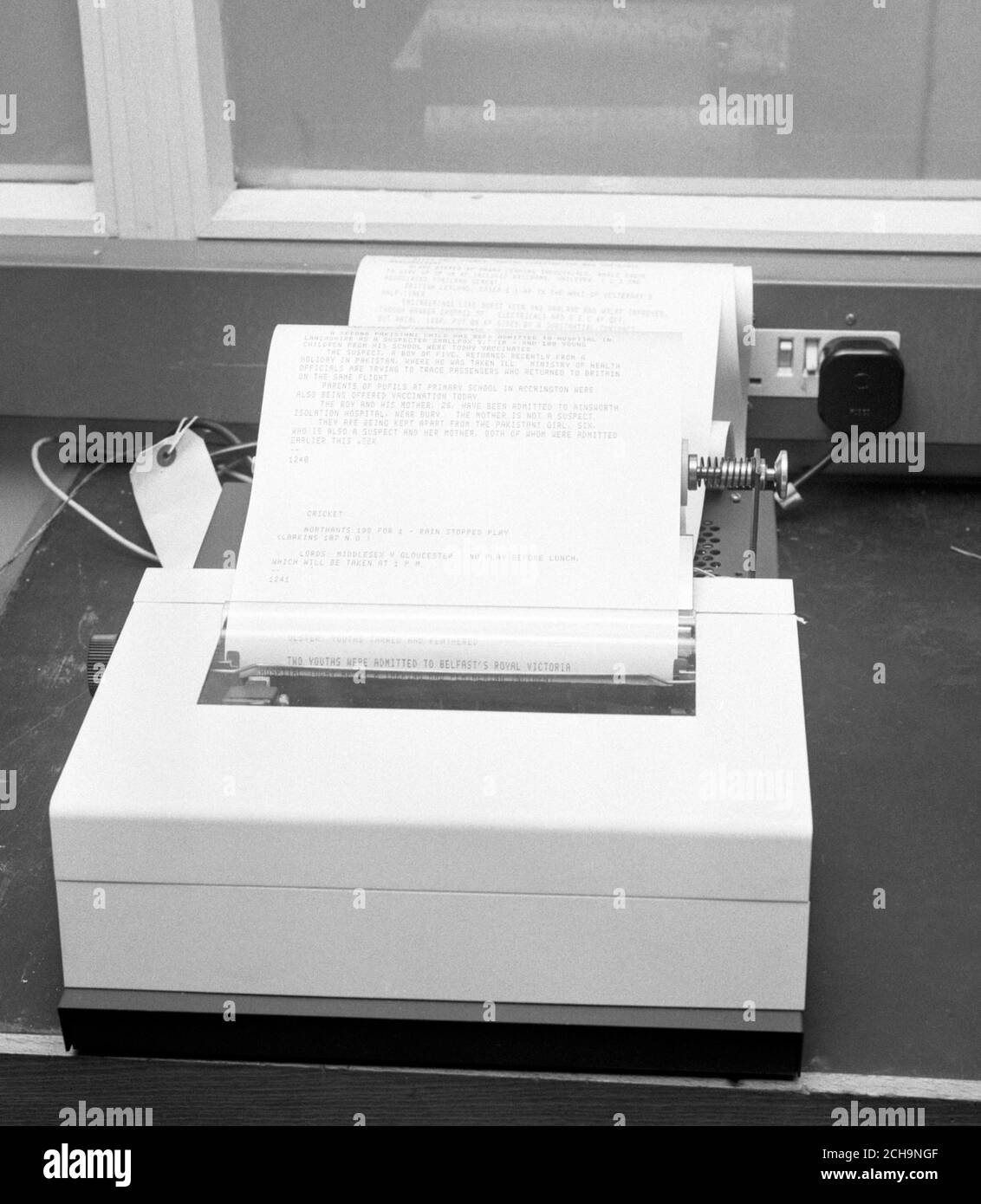 Teleprinter press hi-res stock photography and images - Alamy