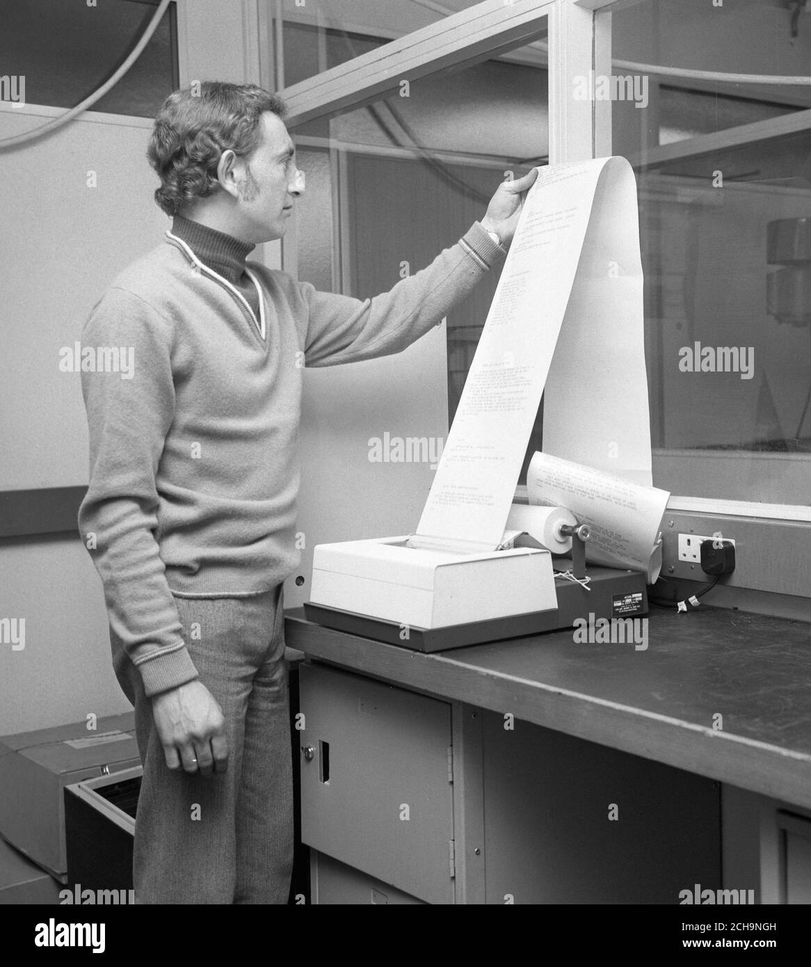 The Press Association's new teleprinter Stock Photo - Alamy