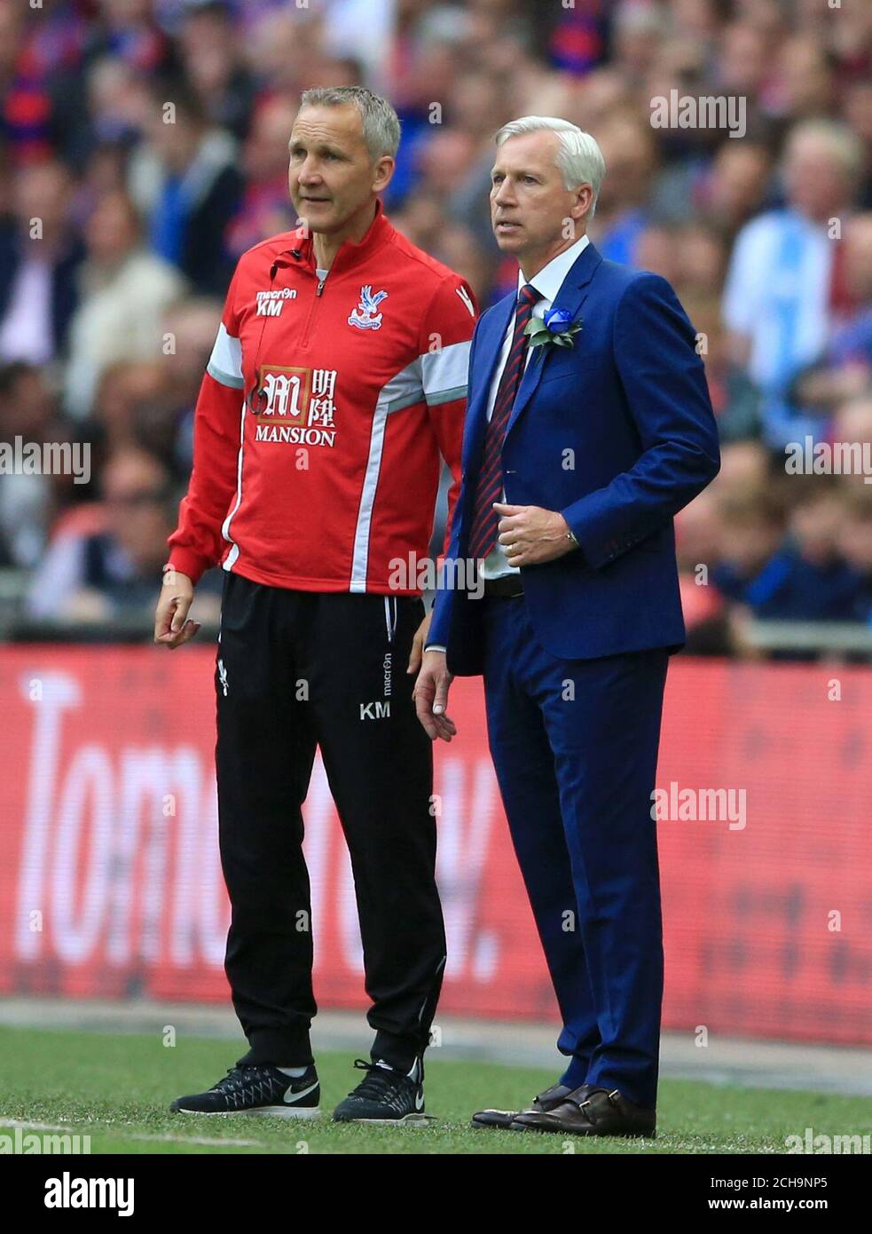 Crystal palace manager alan pardew right and assistant keith millen hi ... Crystal palace manager alan pardew right and assistant keith millen hi ...