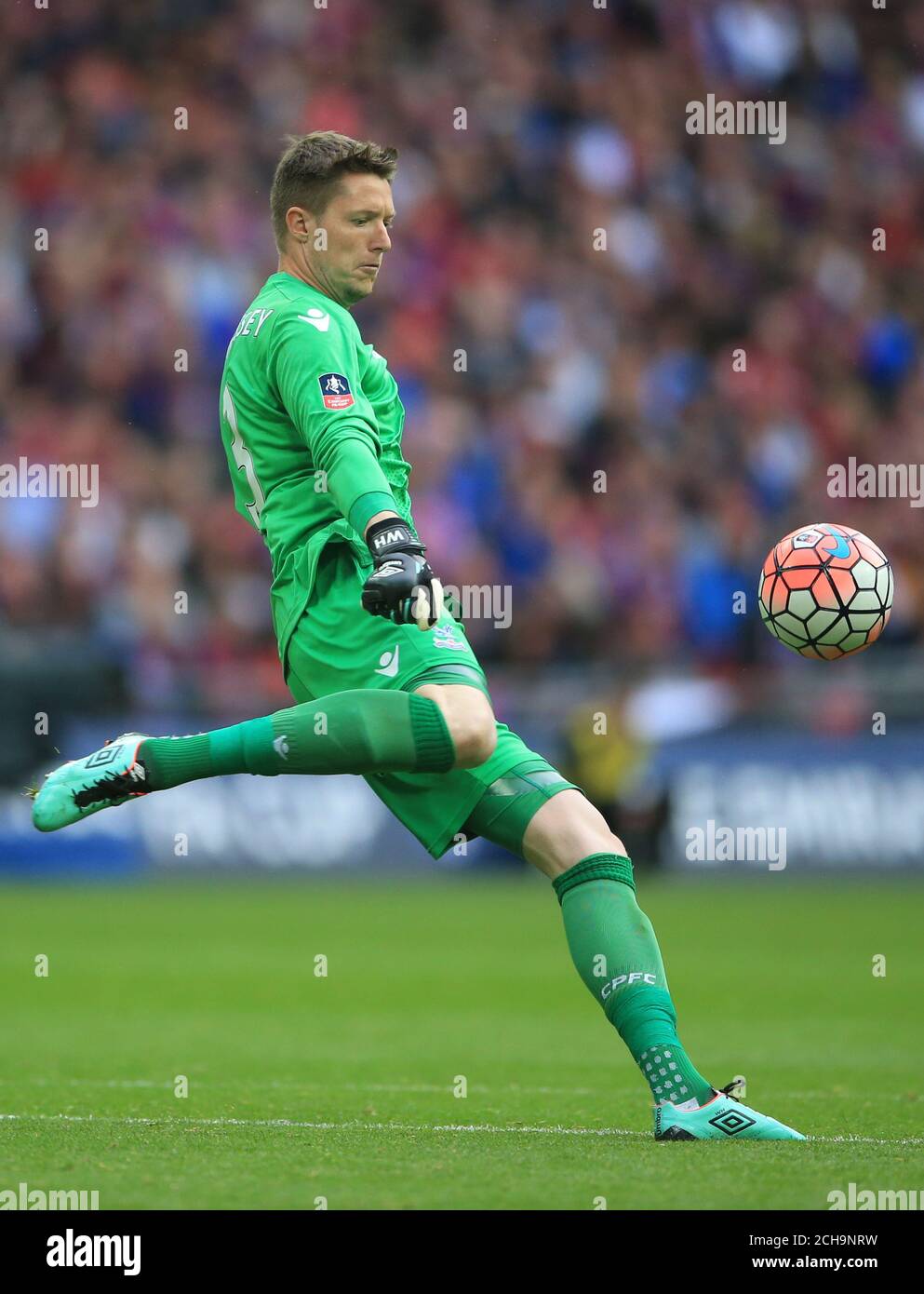 Crystal Palace goalkeeper Wayne Hennessey Stock Photo - Alamy