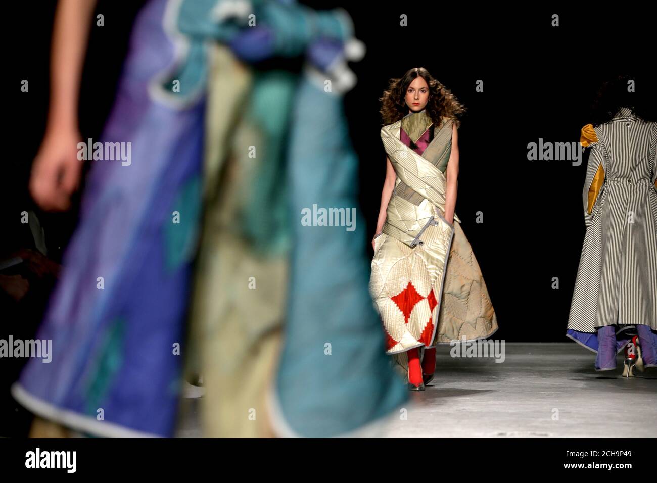 Fashion show runway catwalk model modelling models hi-res stock ...
