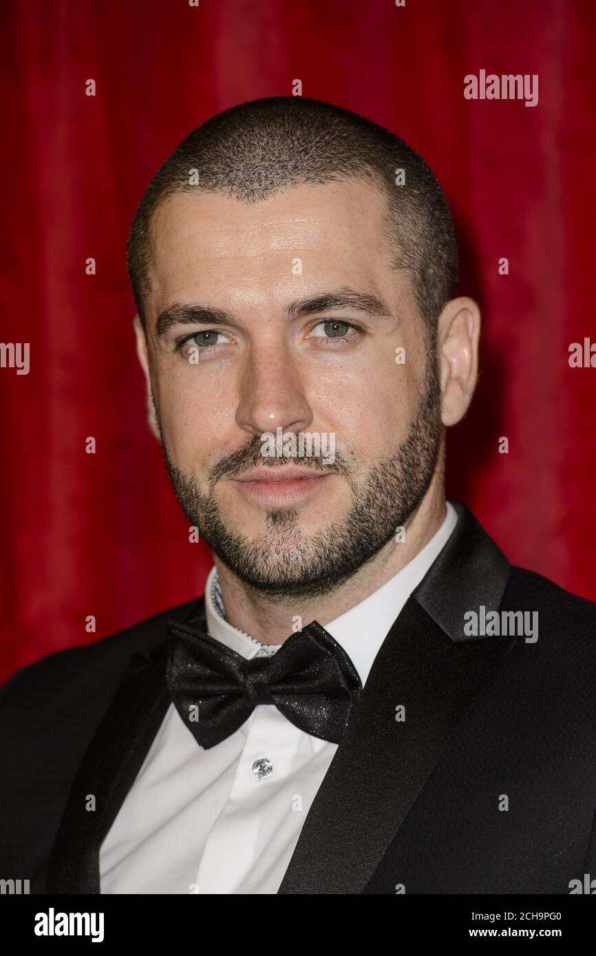 Shane Ward attending the British Soap Awards 2016 at the Hackney Empire ...