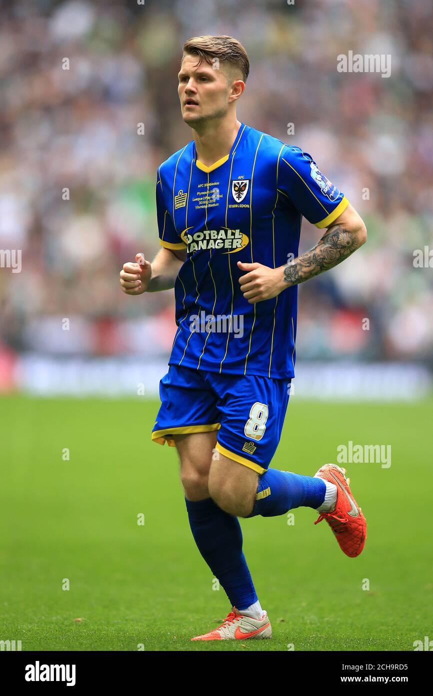 Jake Reeves, AFC Wimbledon Stock Photo - Alamy
