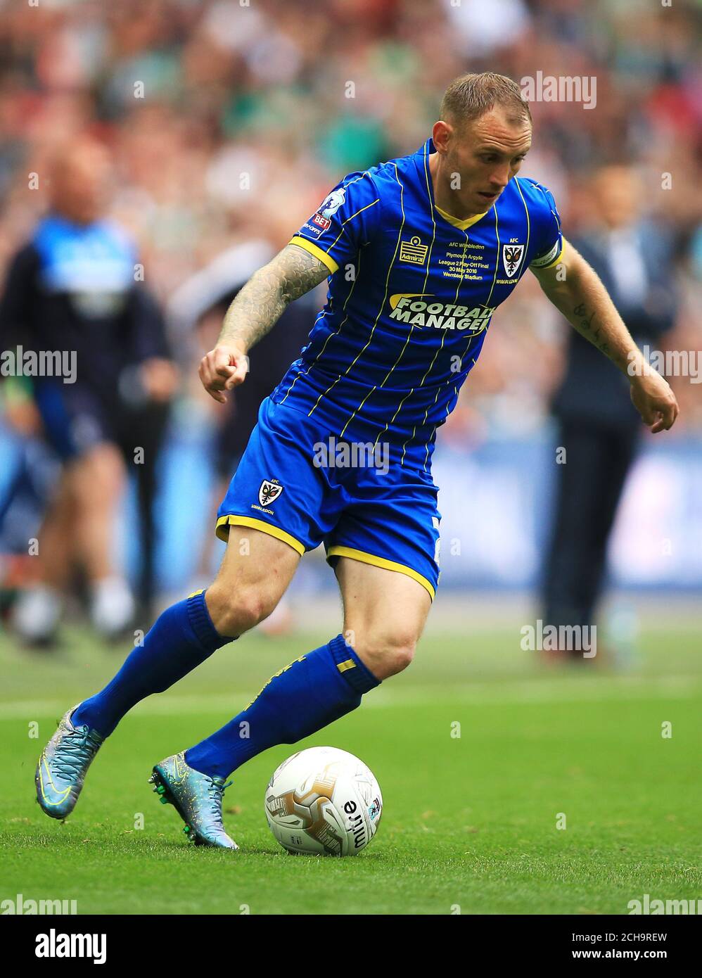 Barry Fuller, AFC Wimbledon Stock Photo - Alamy
