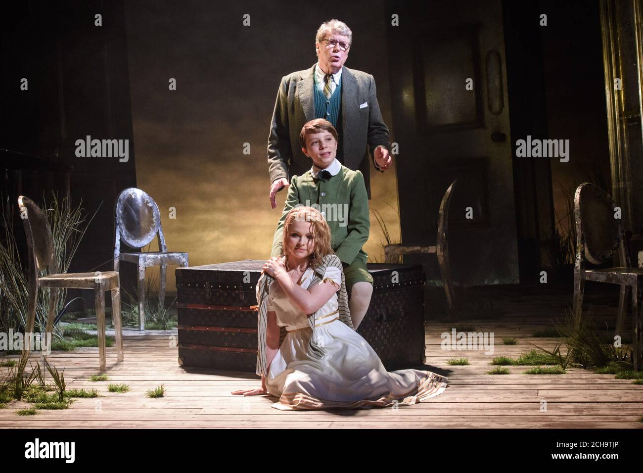Michael Crawford, William Thompson and Gemma Sutton perform scenes from ...