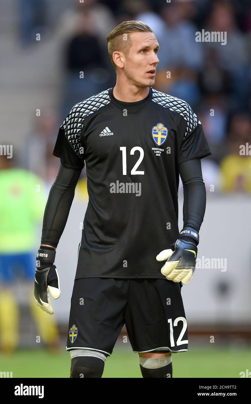 Robin Olsen, Sweden goalkeeper Stock Photo - Alamy
