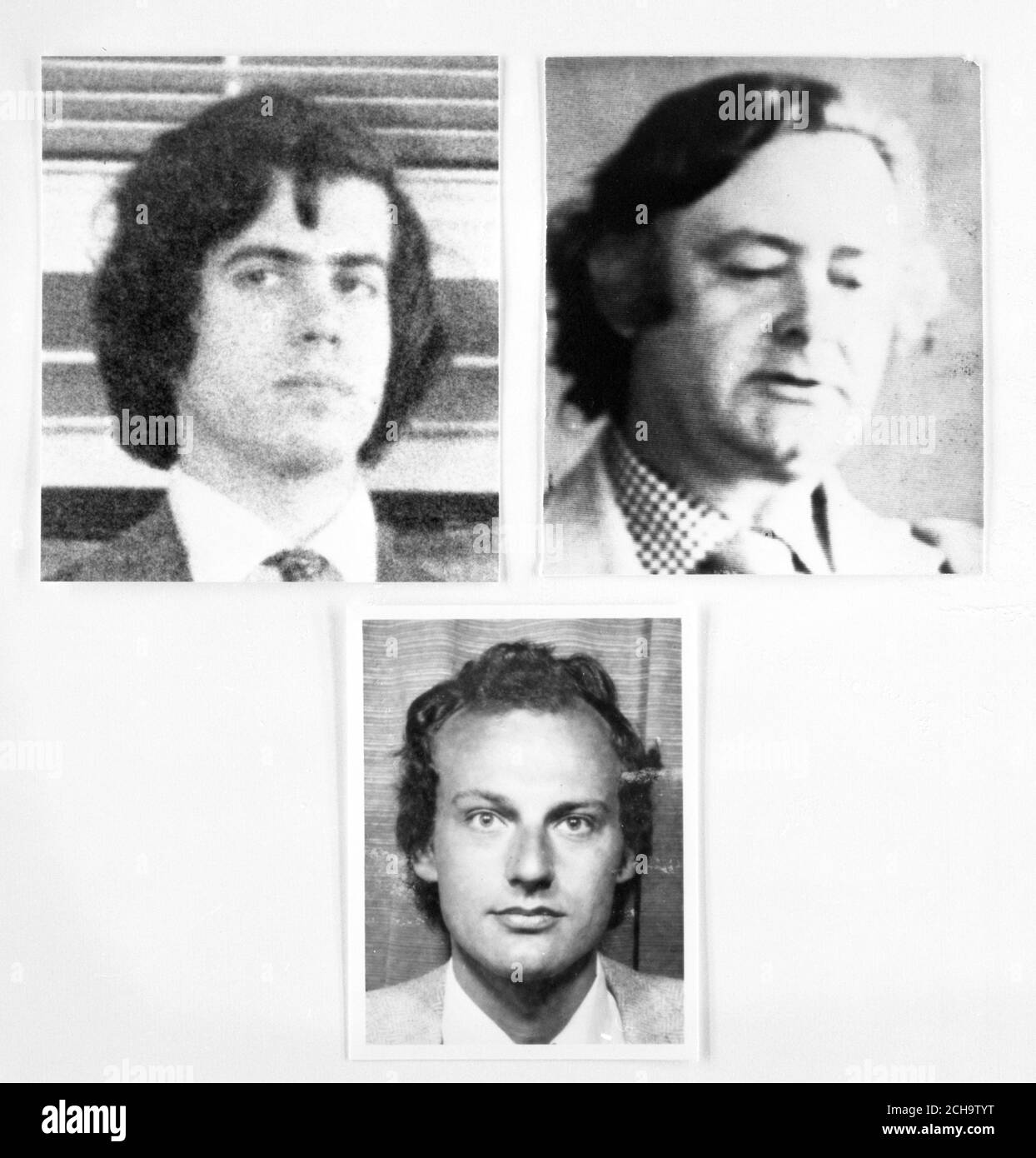 A composite picture of three of the 25 British diplomats, businessmen ...