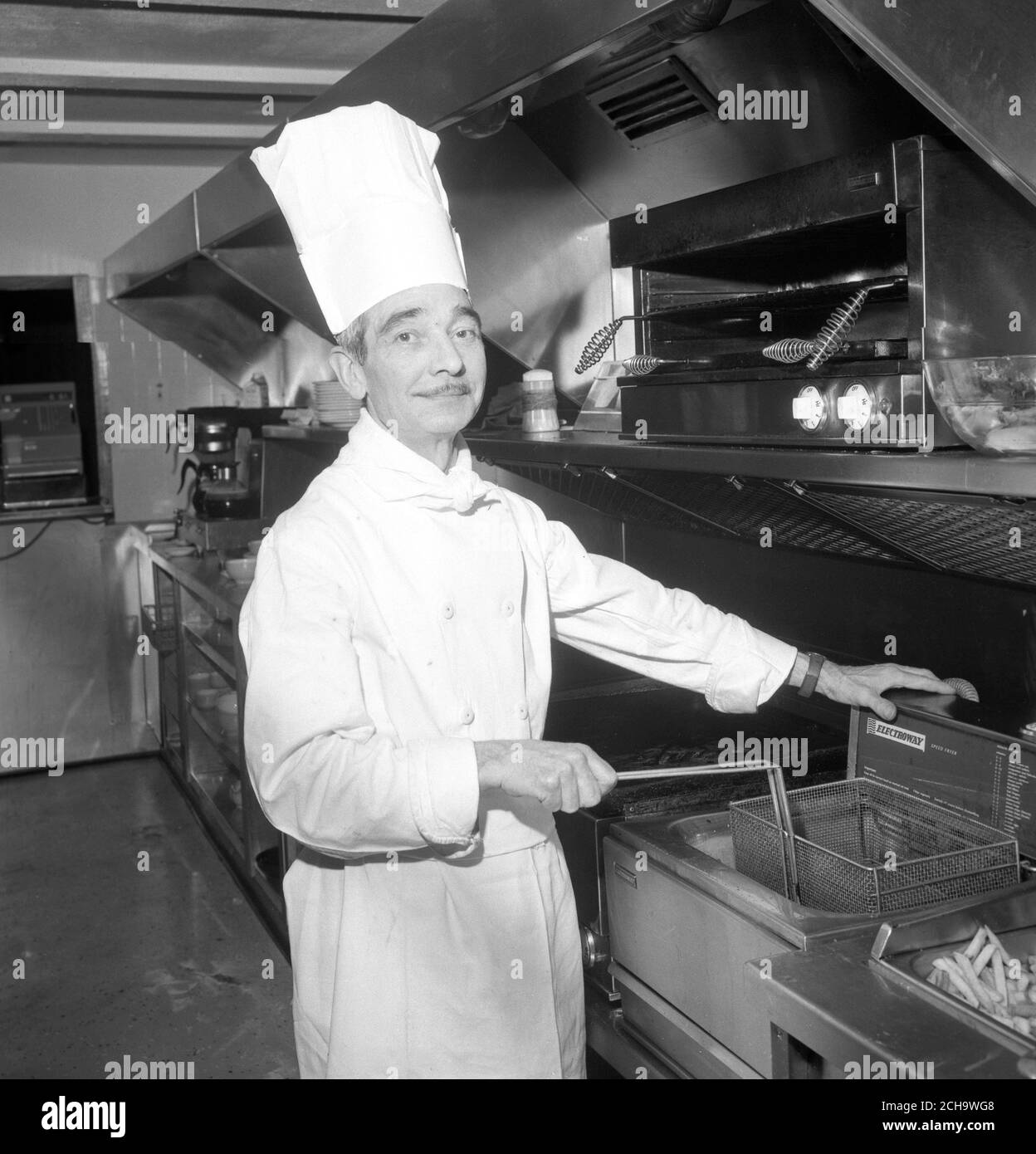 Press Association Restaurant Chef Mr HW Coates Stock Photo - Alamy