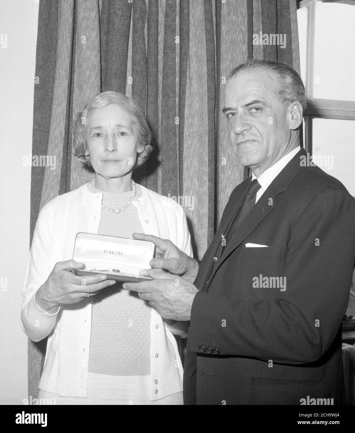 A gift is presented to Rose Lehane on her retirement from the Press ...