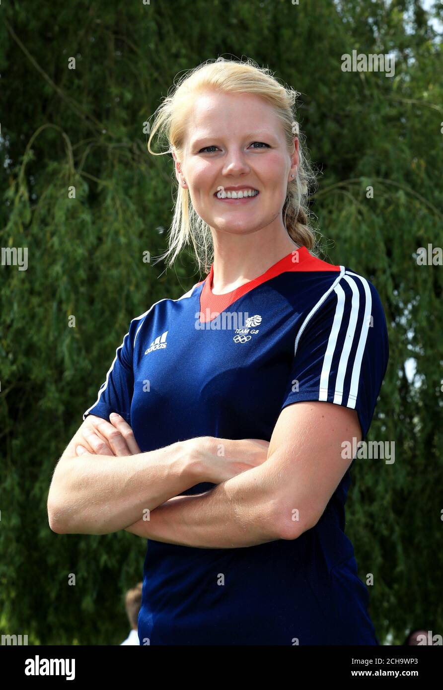 Polly swann team announcement river rowing museum hi-res stock ...