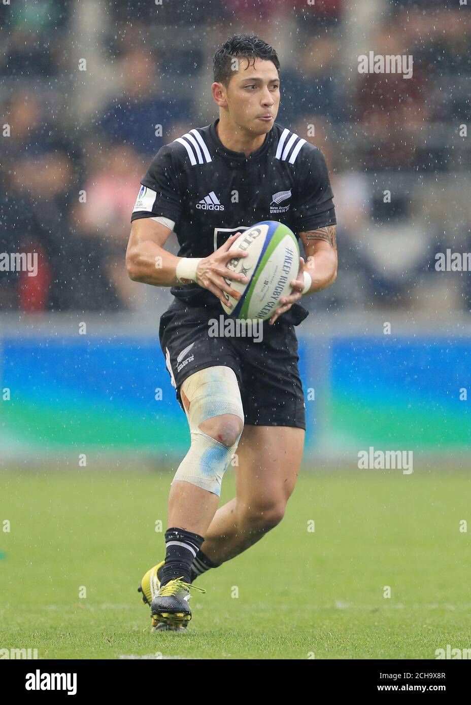 New Zealand's TJ Va'a during the Under 20's Rugby Union World Cup match ...