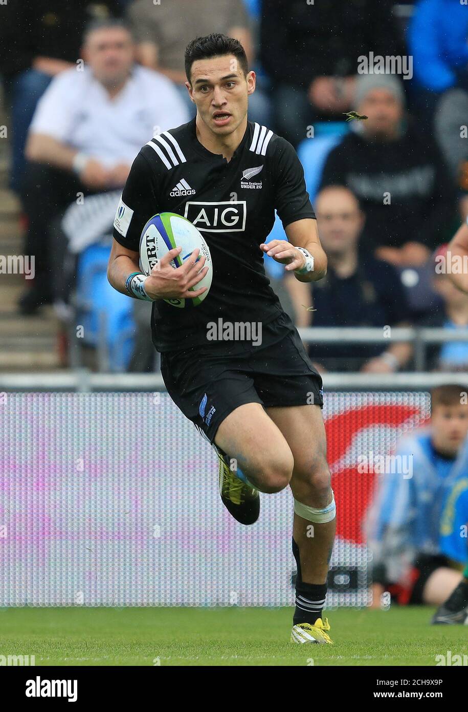 New Zealand's Shaun Stevenson during the Under 20's Rugby Union World ...