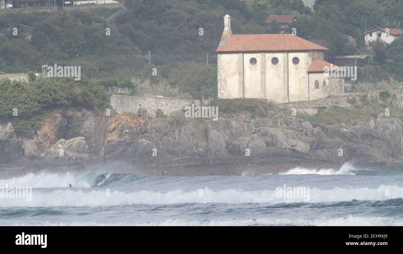 Mundaka, Bizkaia/Basque Country; Sep. 26, 2015. The coastal town of ...