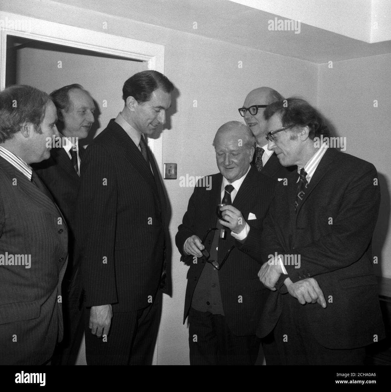 Dougie Dumbrell (centre, with medal), PA Court Correspondent, during a ...