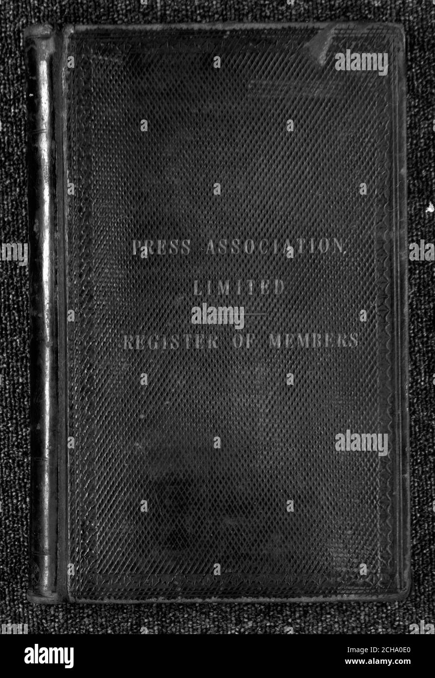 The cover of the book - Press Association Limited "Register of Members ...