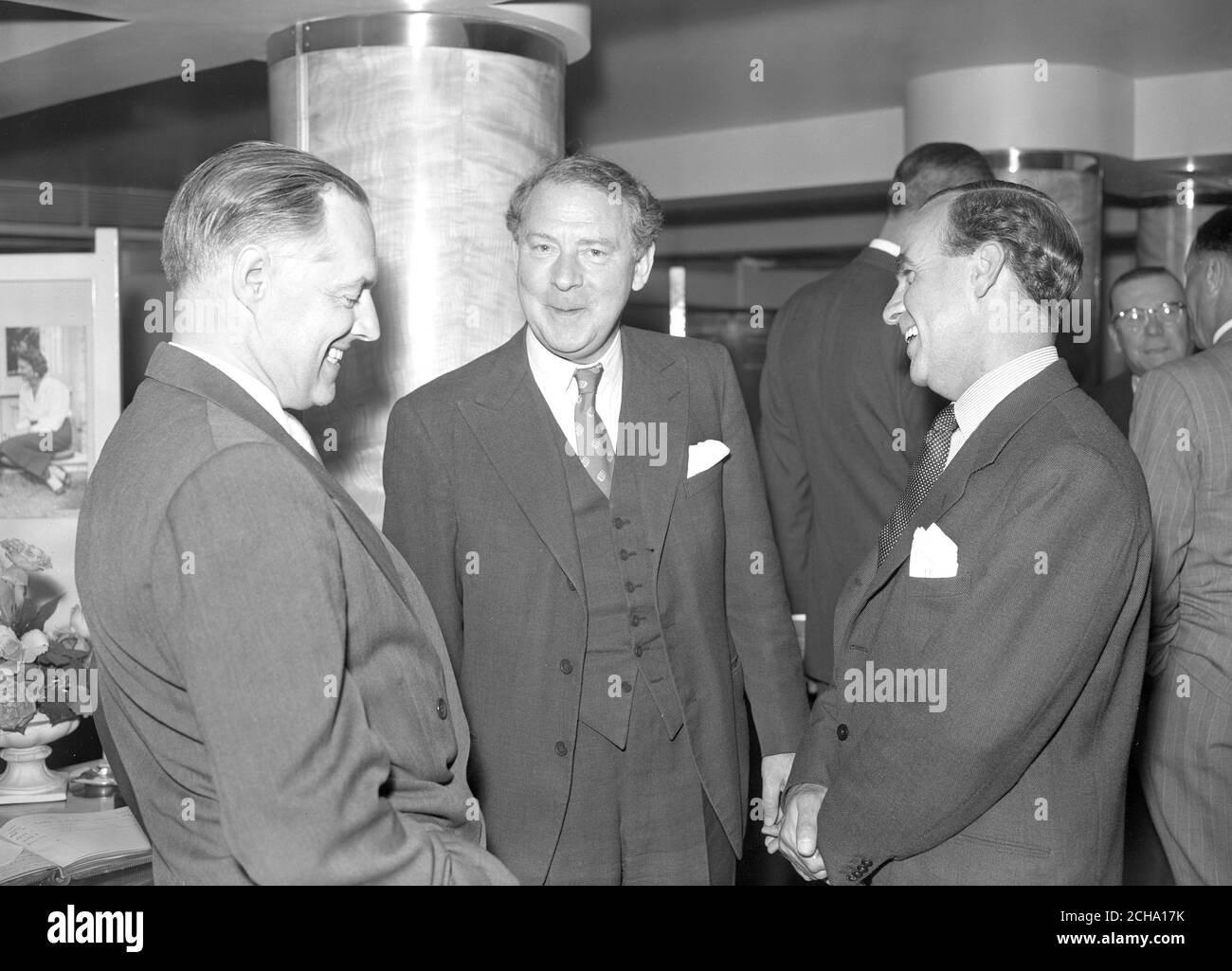 Sir Christopher Chancellor (left) attends the annual PA luncheon at the ...