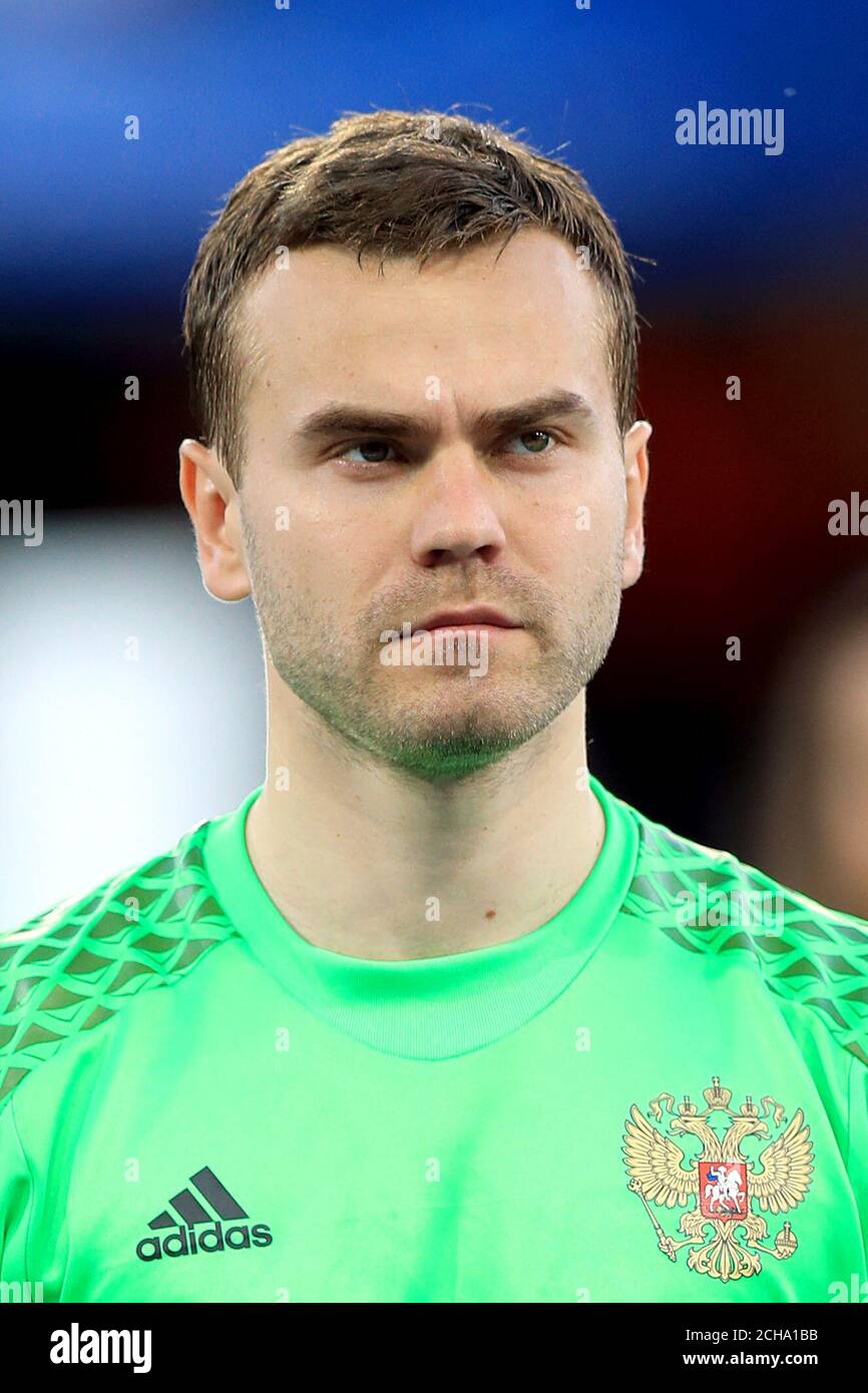 Goalkeeper Igor Akinfeev High Resolution Stock Photography and Images ...