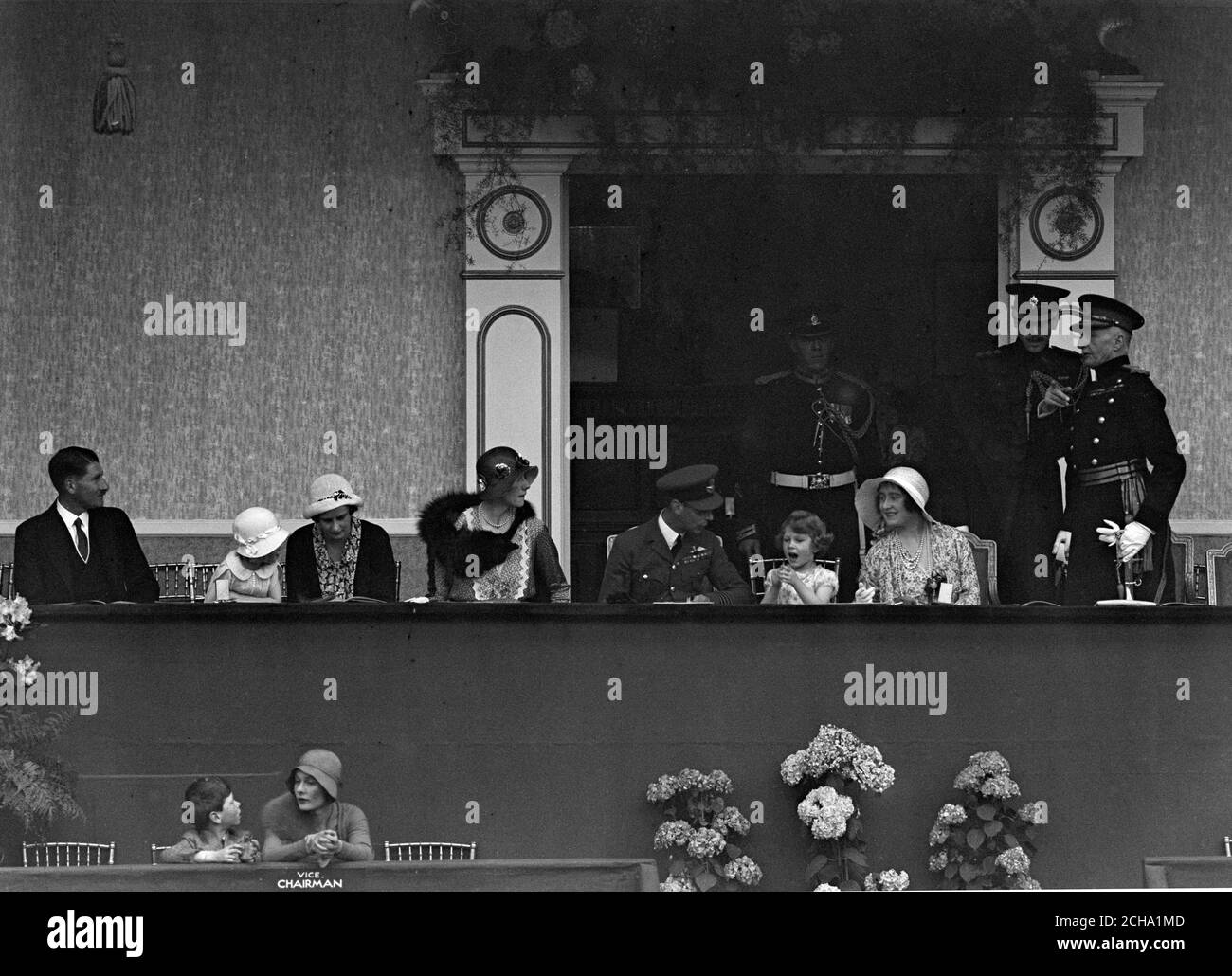 Princess Elizabeth visits the Royal Tournament at Olympia Stock Photo ...