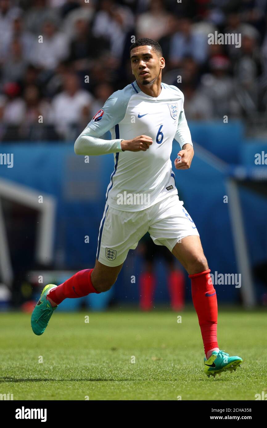 England's Chris Smalling during the UEFA Euro 2016, Group B match at ...