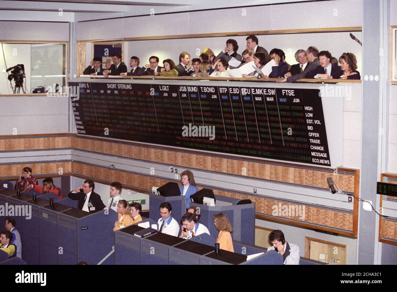 The London International Financial Futures and Options Exchange at ...