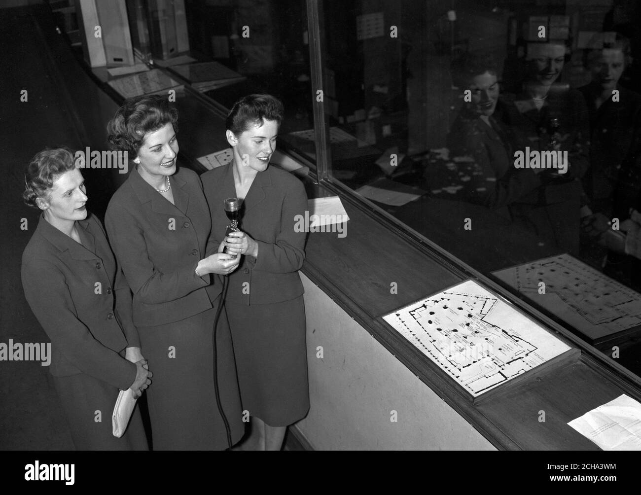 New female Guides, (l-r) Mary Crook, of Southampton, Joan Cresswell, of ...
