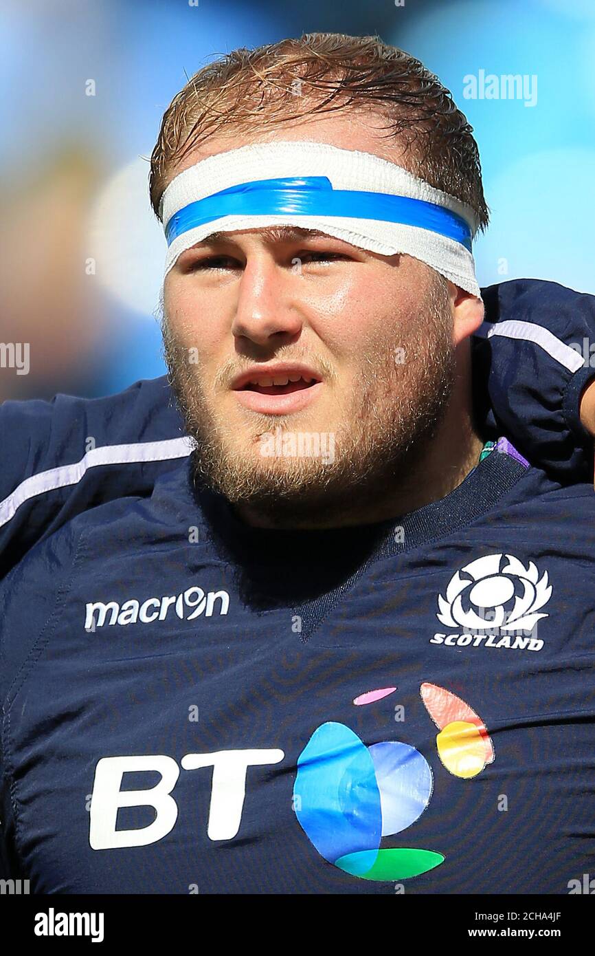Scotland's Zander Fagerson Stock Photo - Alamy